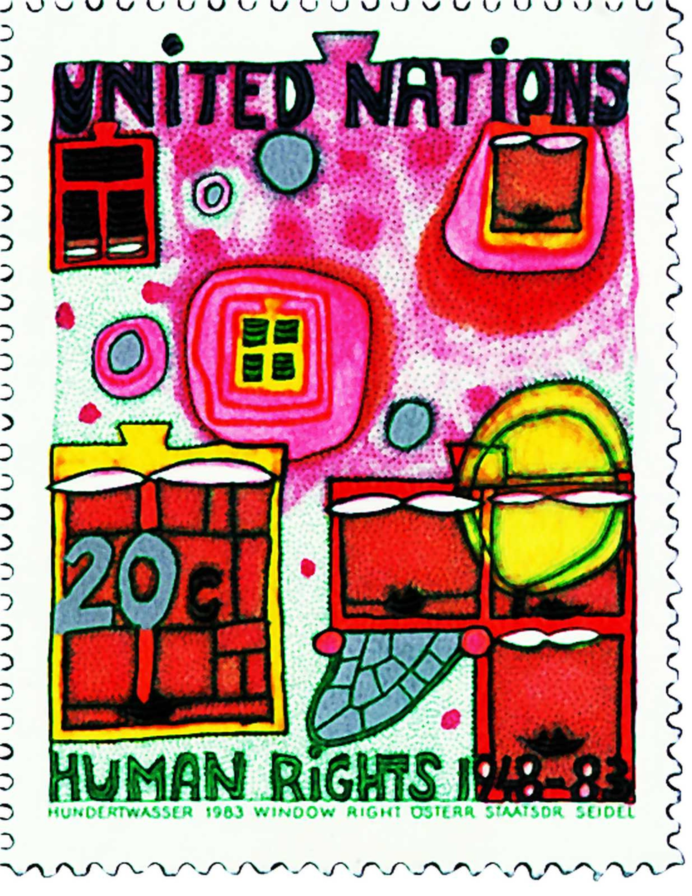 Hundertwasser - WINDOW RIGHT